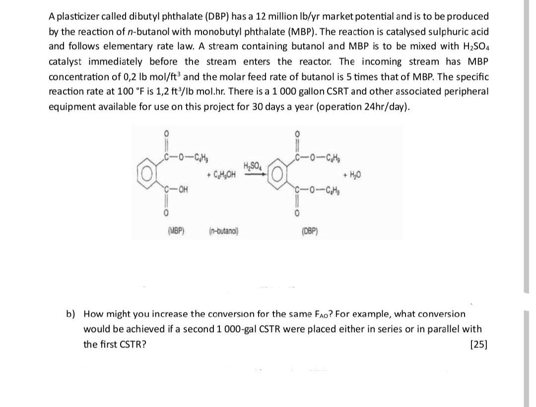 Solved A plasticizer called dibutyl phthalate (DBP) has a 12 | Chegg.com