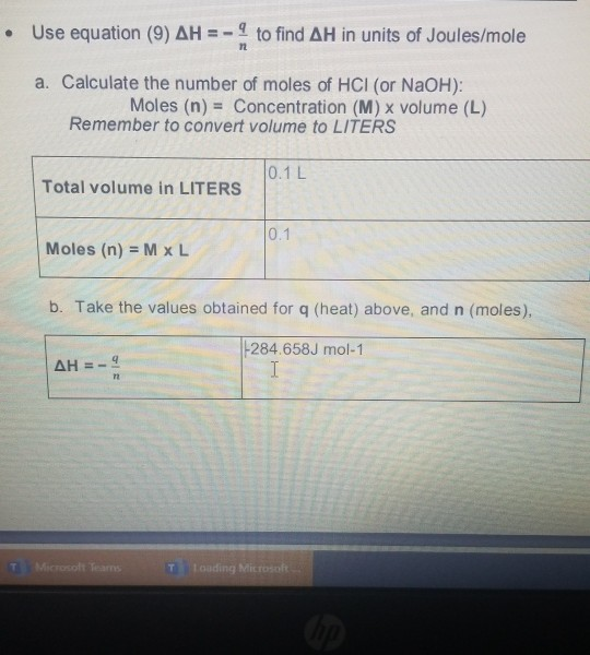a. Calculate the number of moles of HCI (or NaOH): | Chegg.com