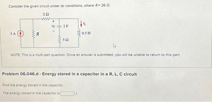 Solved Consider the given circuit under dc conditions, where | Chegg.com
