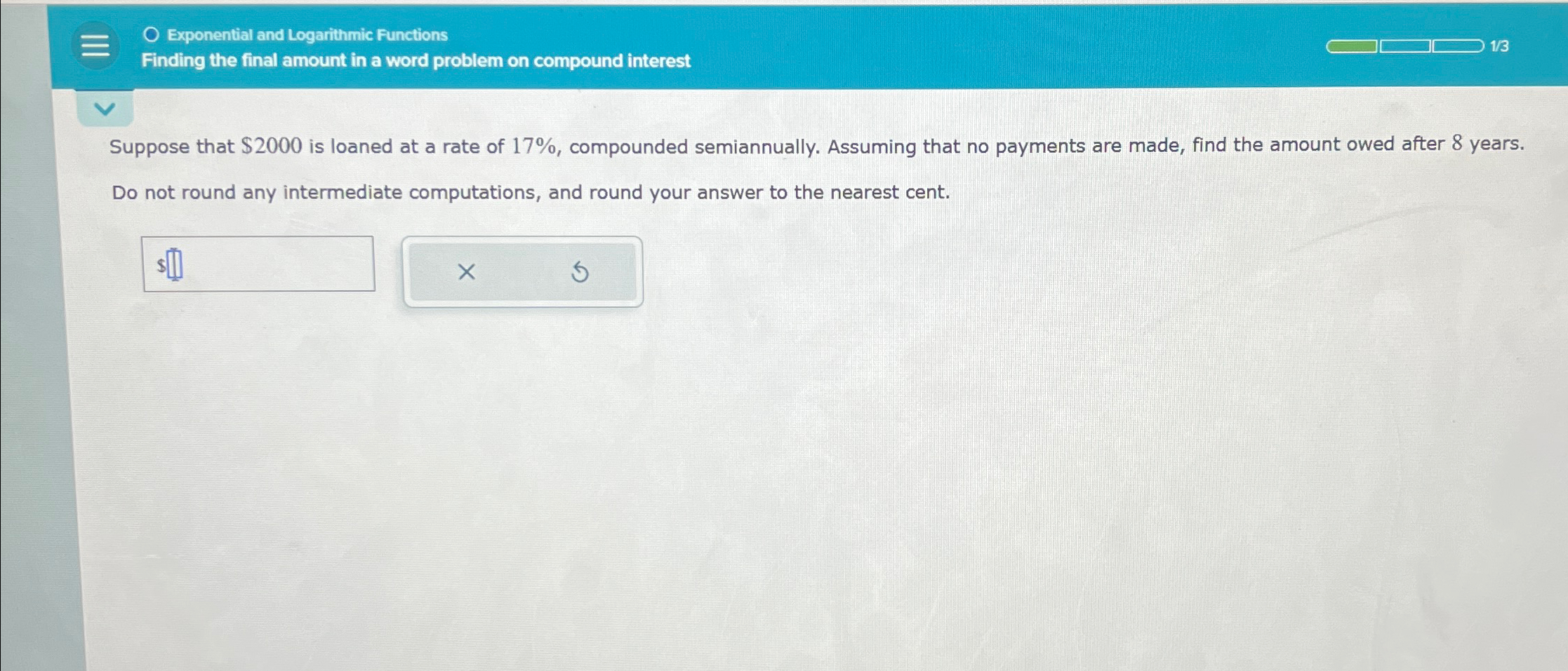 Solved Exponential and Logarithmic FunctionsFinding the | Chegg.com