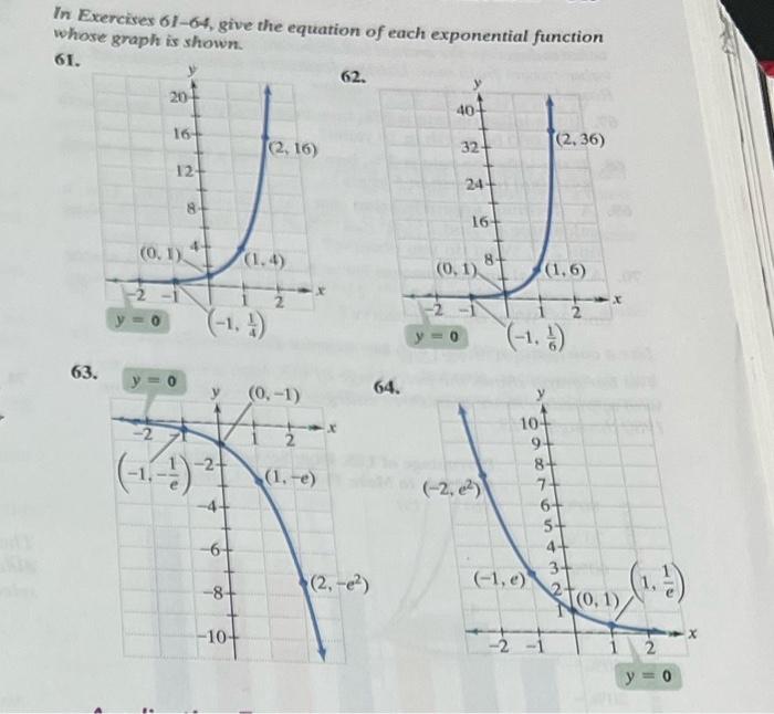 Solved In Exerciver 61−64, give the equation of each | Chegg.com