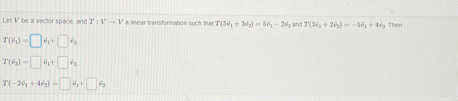 Solved Let V ﻿be a vector space, and T:V→V ﻿a linear | Chegg.com
