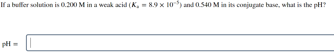 Solved If a buffer solution is 0.200M ﻿in a weak acid | Chegg.com