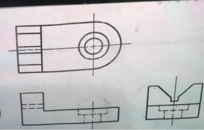 Solved Create an isometric view of the object represented by | Chegg.com