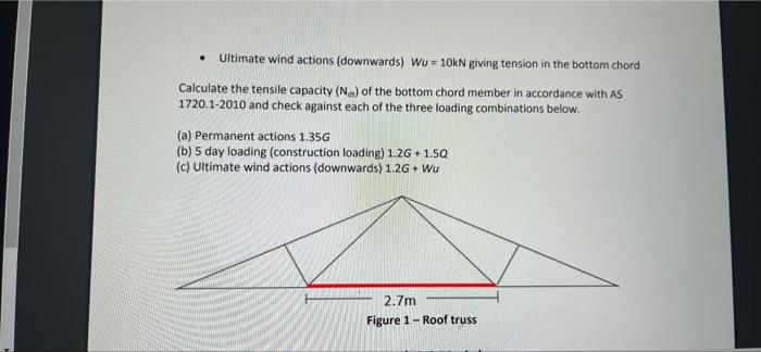 Solved QUESTION 2-Timber Tension Member Design The 140mm x | Chegg.com