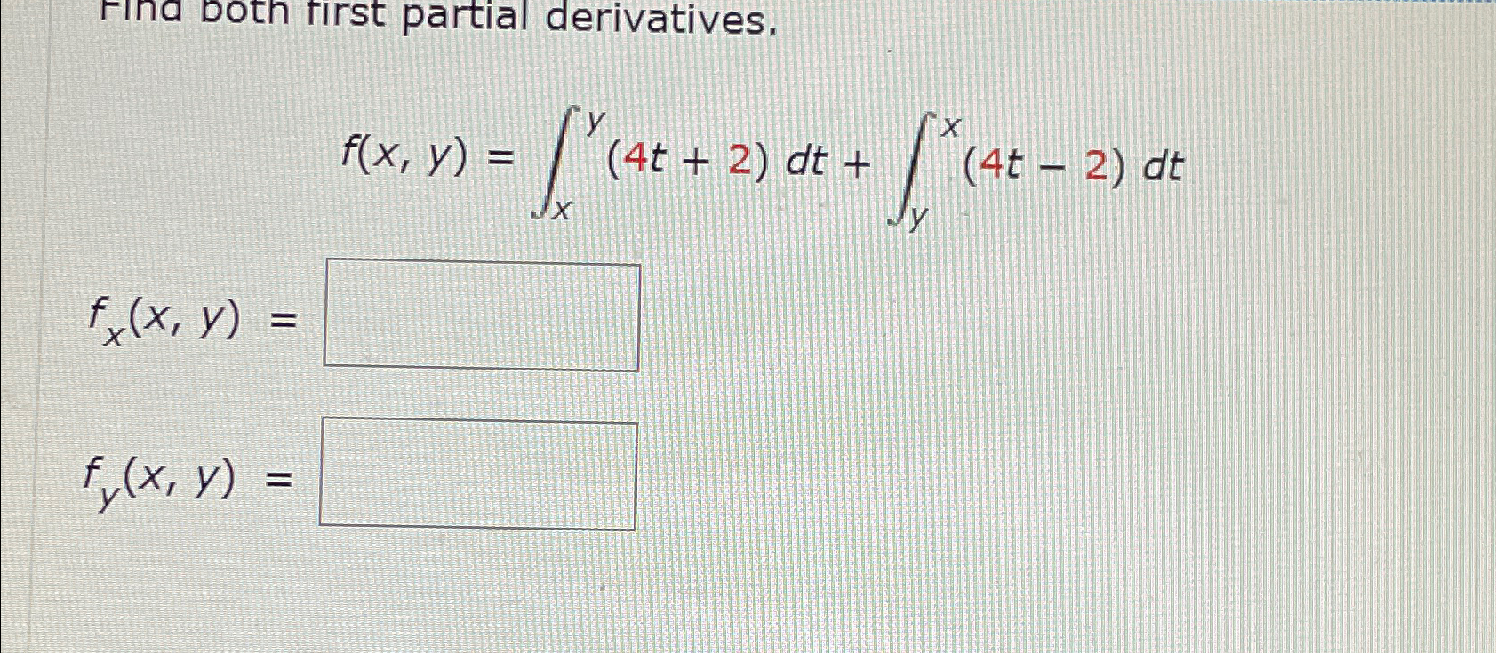 Solved Fina both first partial | Chegg.com