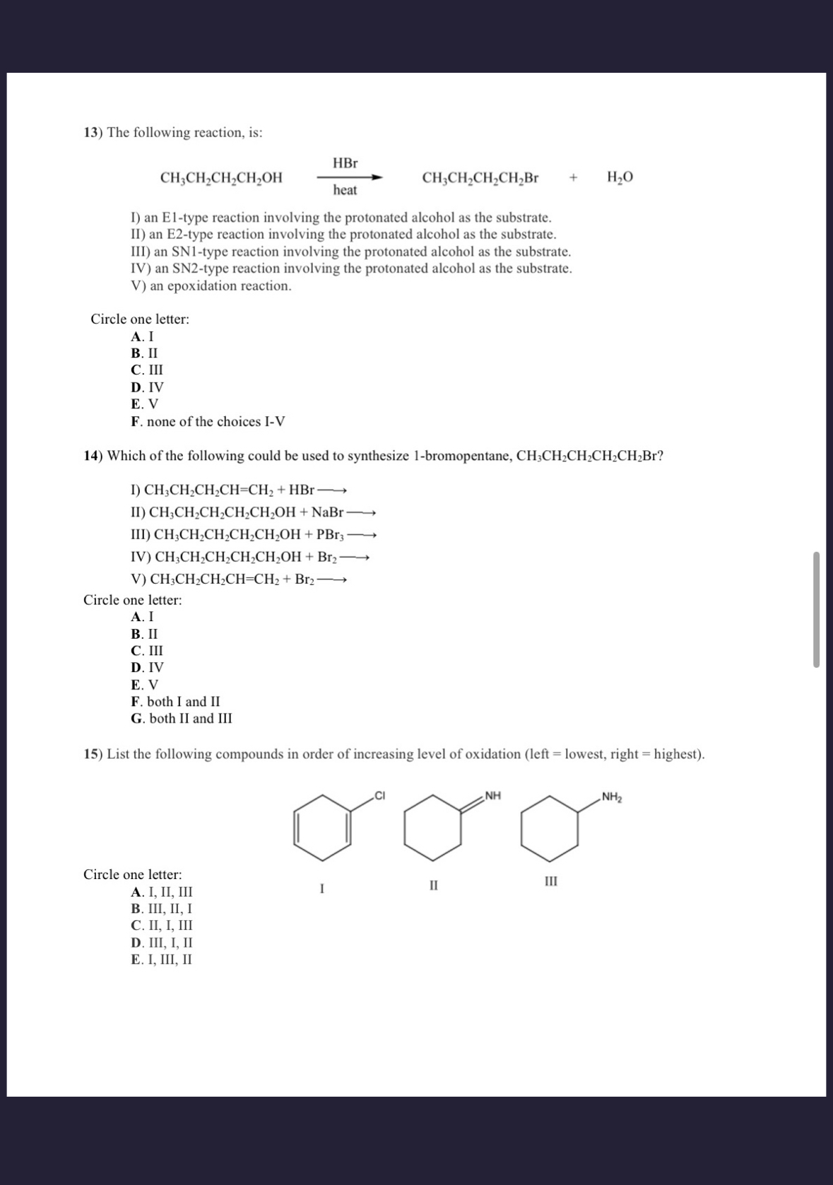 Solved The following reaction, | Chegg.com