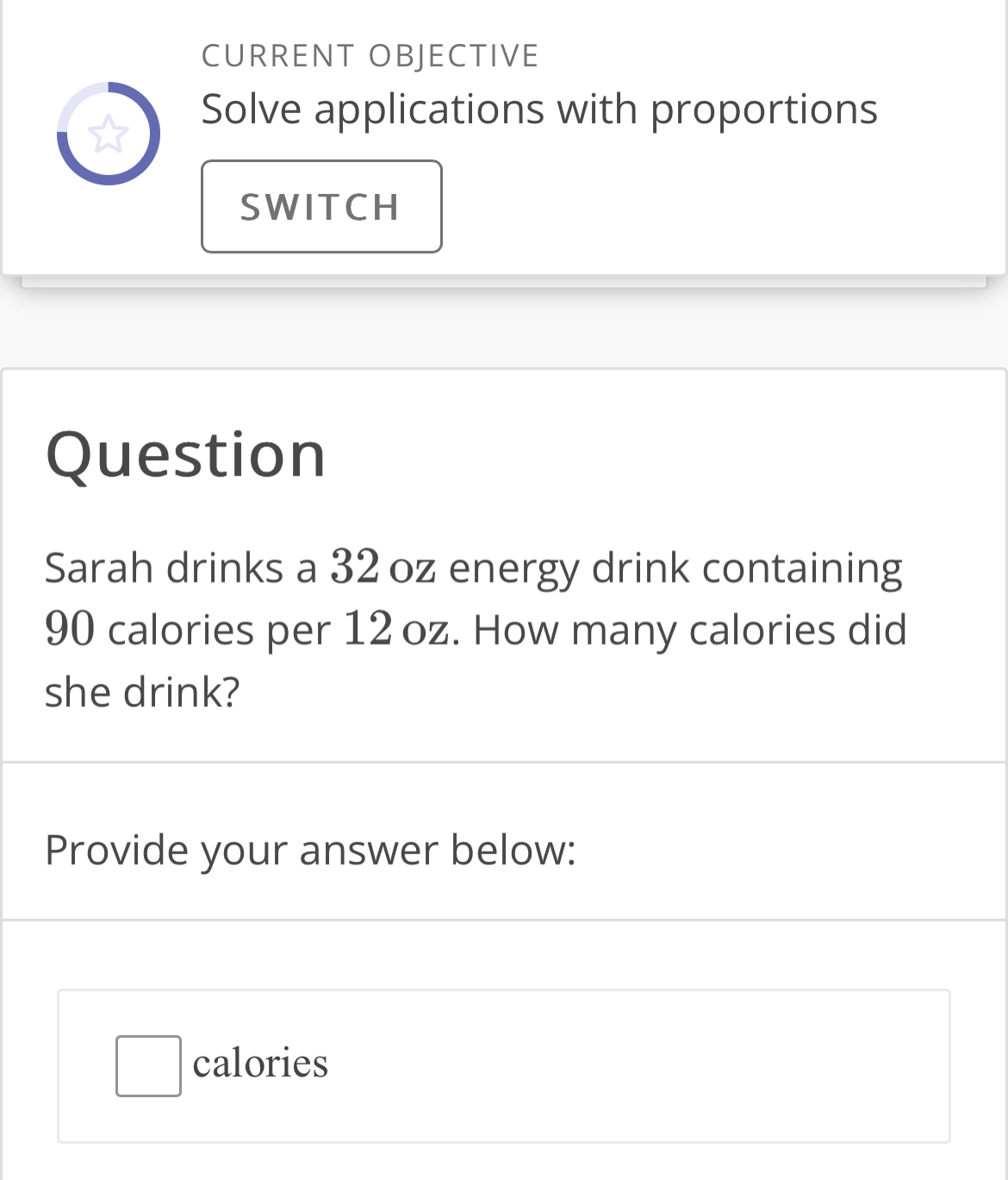 Solved CURRENT OBJECTIVESolve applications with | Chegg.com