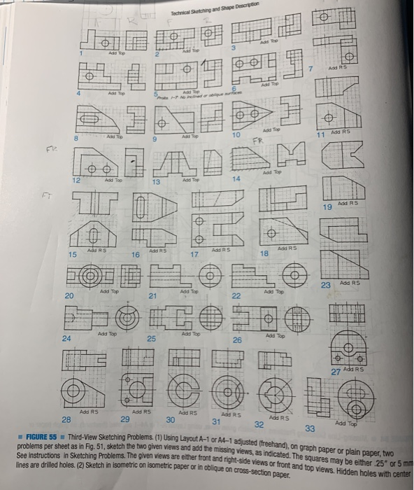 Solved See Instructions in Sketching Problems. The given | Chegg.com
