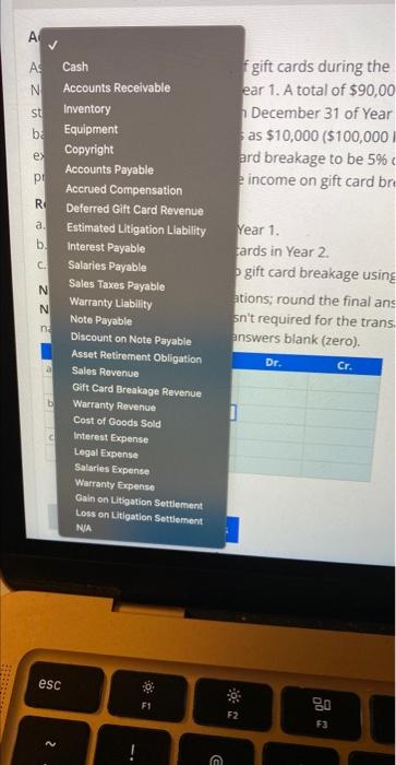 Solved Accounting for Gift CardsAssume Ikeo Inc. sold | Chegg.com