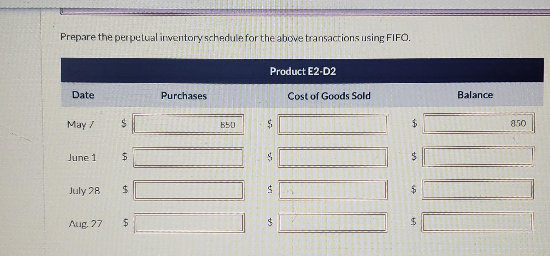 Current Attempt in Progress Coronado Department Store | Chegg.com