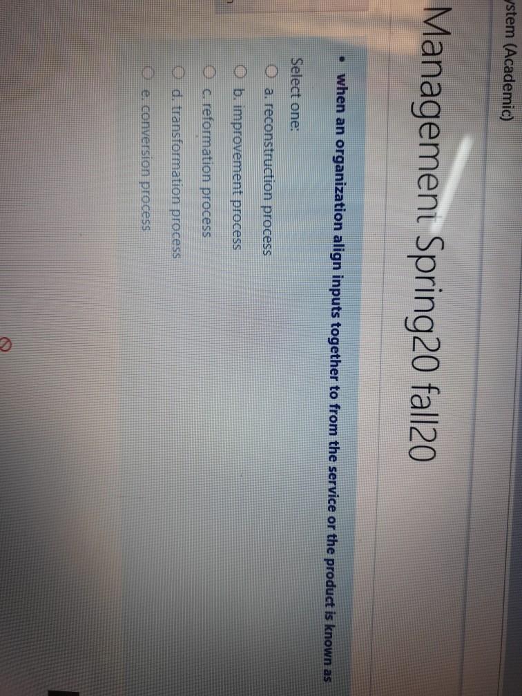 Solved ystem (Academic) Management Spring 20 fall20 • when | Chegg.com