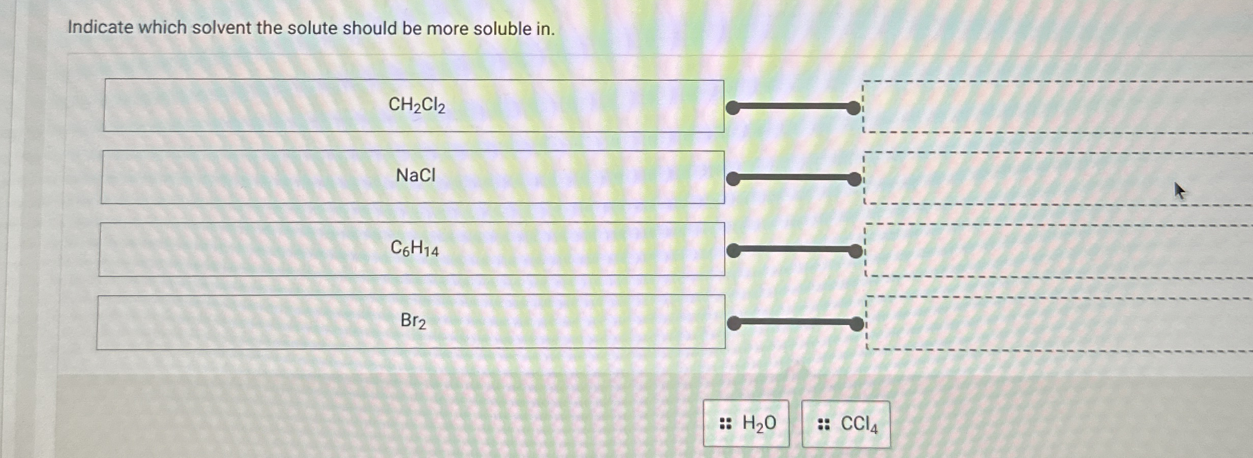 High Quality SOLUTION Indicate which solvent the solute should be more | Chegg.com
