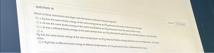 Solved QUESTION 18 Which of these statements best aligns | Chegg.com
