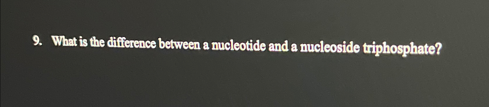 Solved What is the difference between a nucleotide and a | Chegg.com