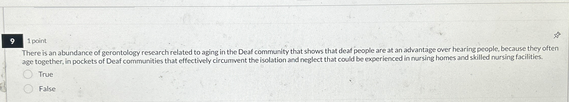 Solved 91 ﻿pointThere is an abundance of gerontology | Chegg.com