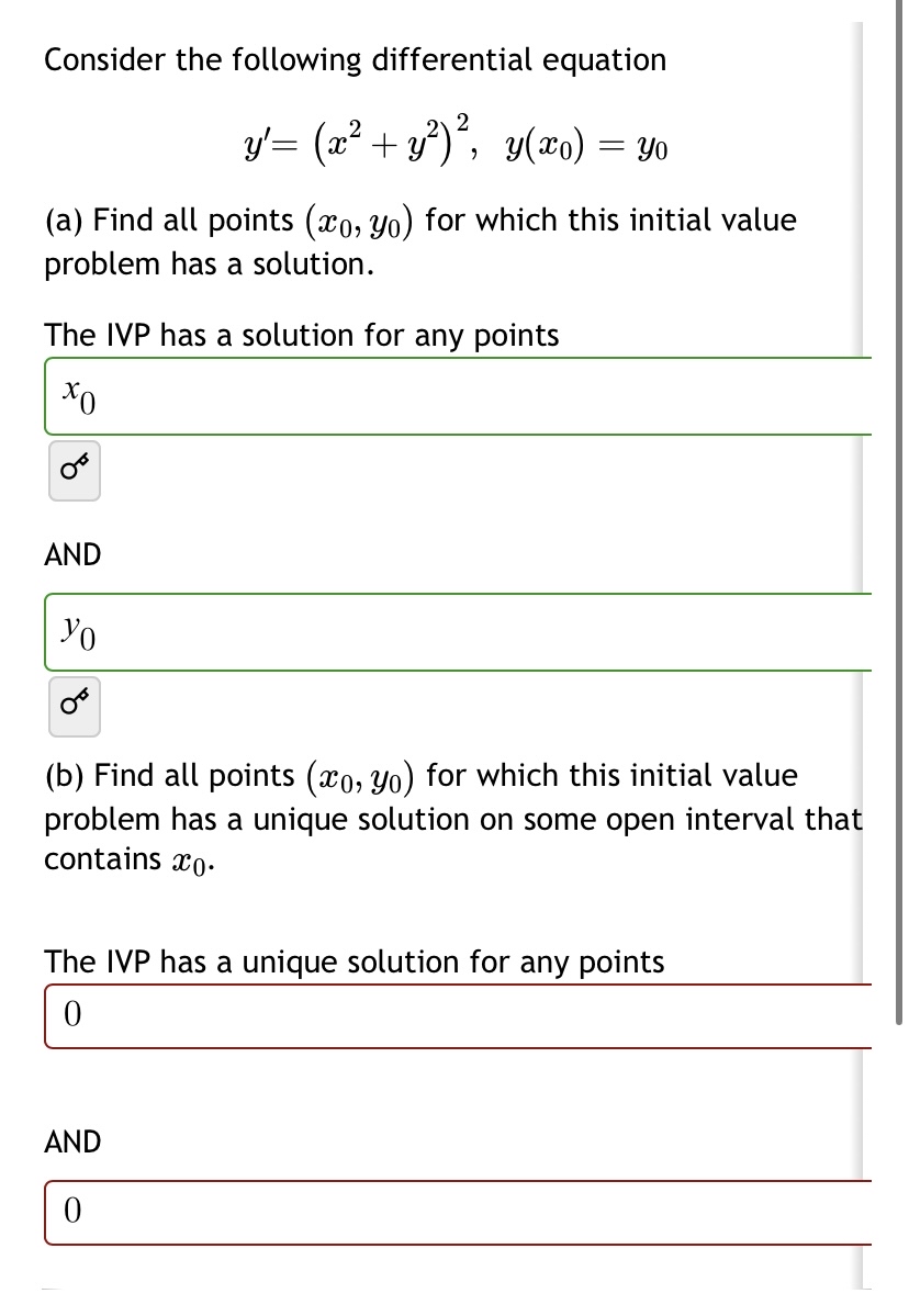 Solved Consider the following differential | Chegg.com