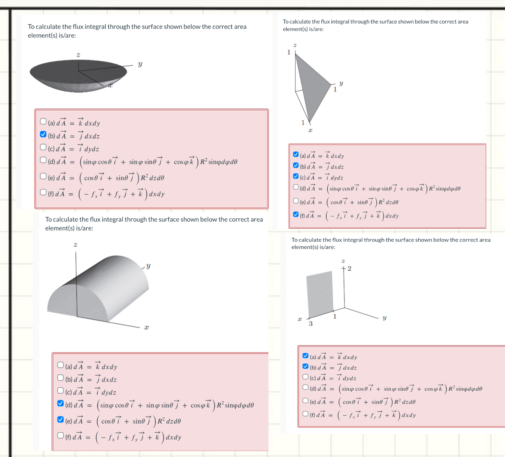 Solved by an EXPERT To calculate the flux integral through the surface | Chegg.com