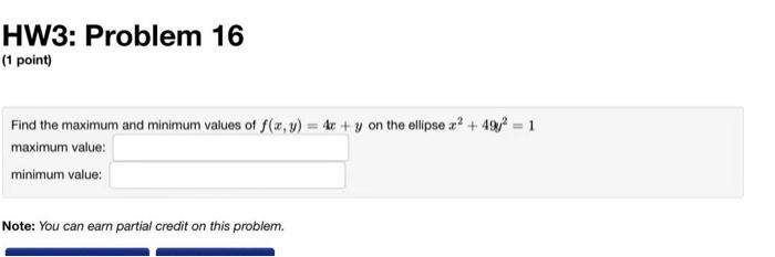 Solved Find the maximum and minimum values of f(x,y)=4x+y on | Chegg.com