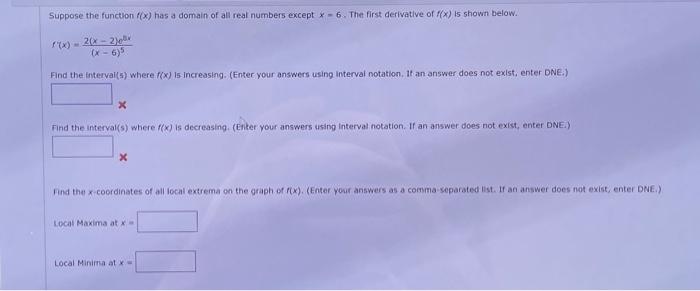 Solved Suppose the functuon f(x) has a domain of all real | Chegg.com