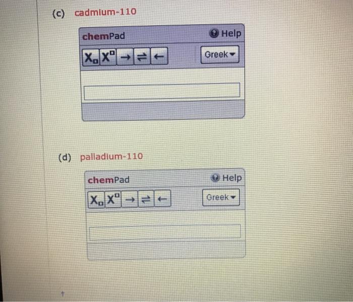 Solved Write the following isotopes in nuclide notation | Chegg.com
