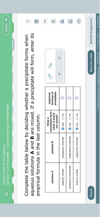 Solved Chepter 4 Pert Il Nonndaptive Complete The Table 8108