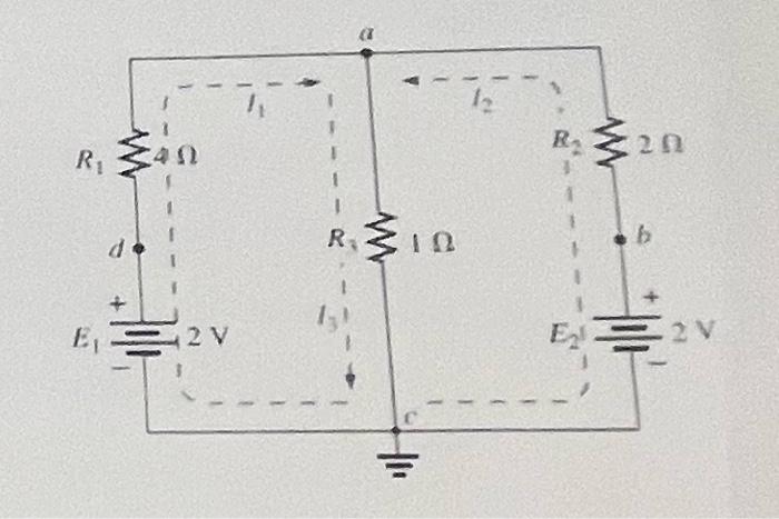 Solved Use Branch current Analysis to Determine 11, 12, | Chegg.com