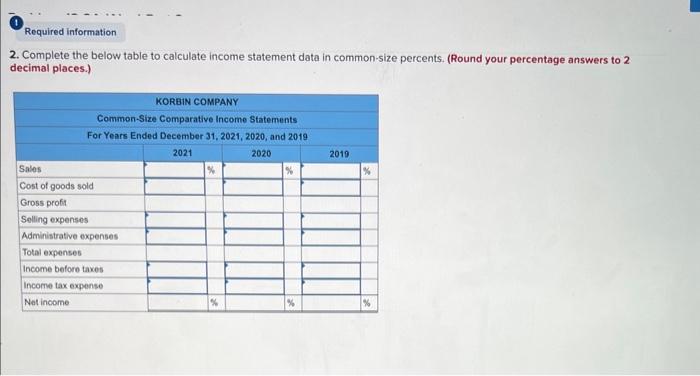 Solved Required information Problem 13-2A (Algo) Ratios, | Chegg.com