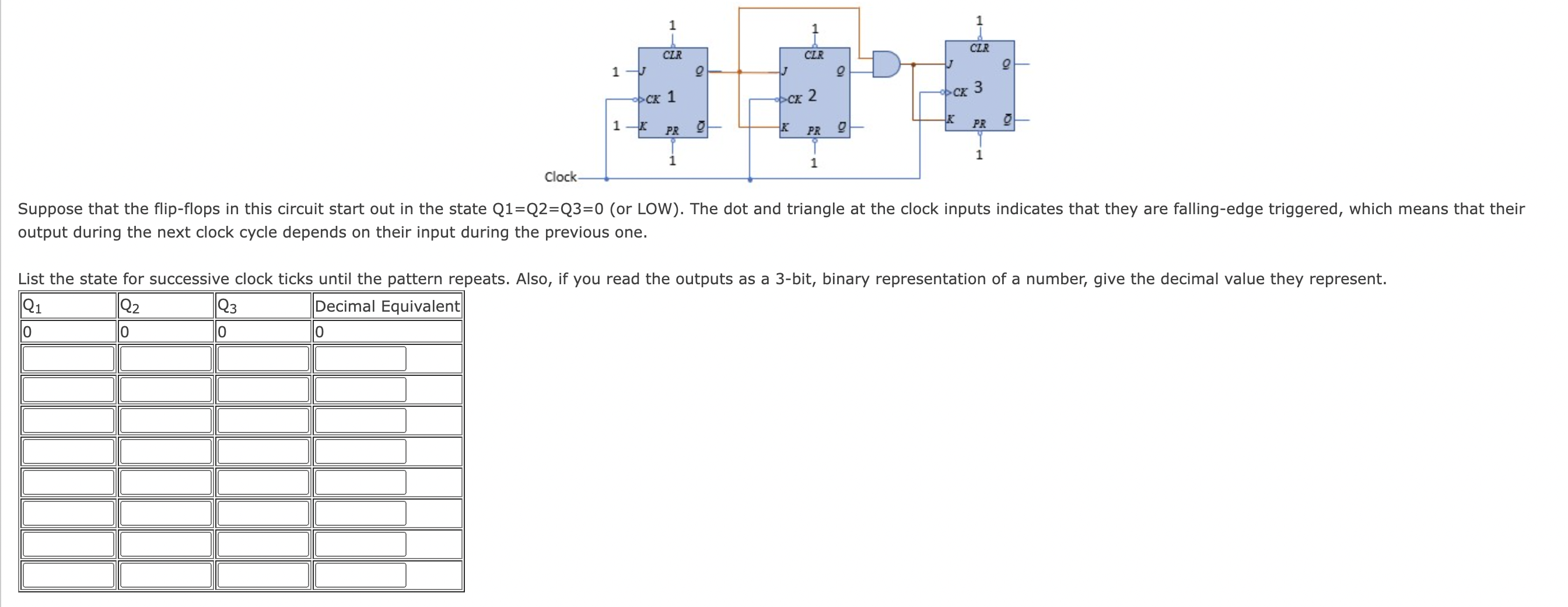 Solved output during the next clock cycle depends on their | Chegg.com