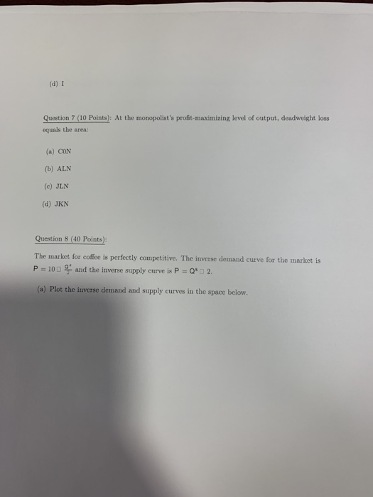 Solved Problem Set 3 Question 1 (10 Points): Imagine that | Chegg.com Solved Problem Set 3 Question 1 (10 Points): Imagine that | Chegg.com