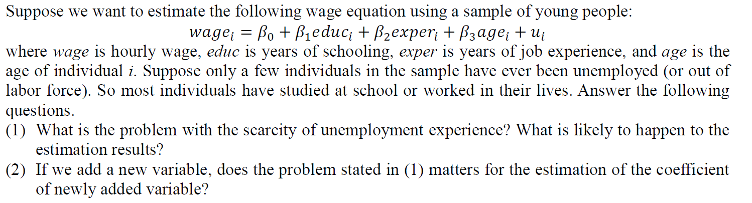 Solved Hi ﻿please Help Me With My Econometrics Homework