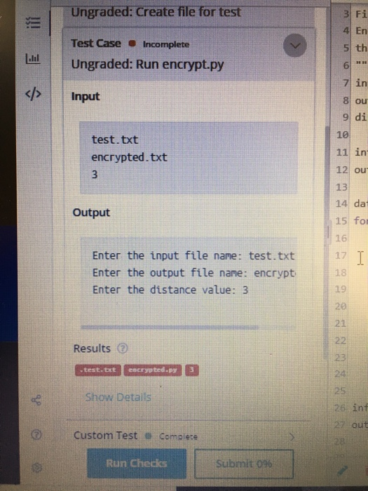 Solved please help me with the coding I provided for both | Chegg.com