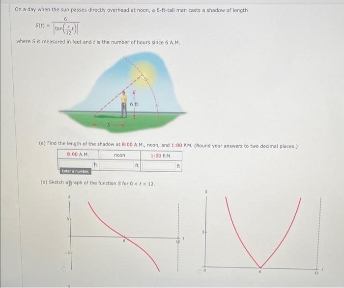Solved On a day when the sun passes directly overhead at | Chegg.com