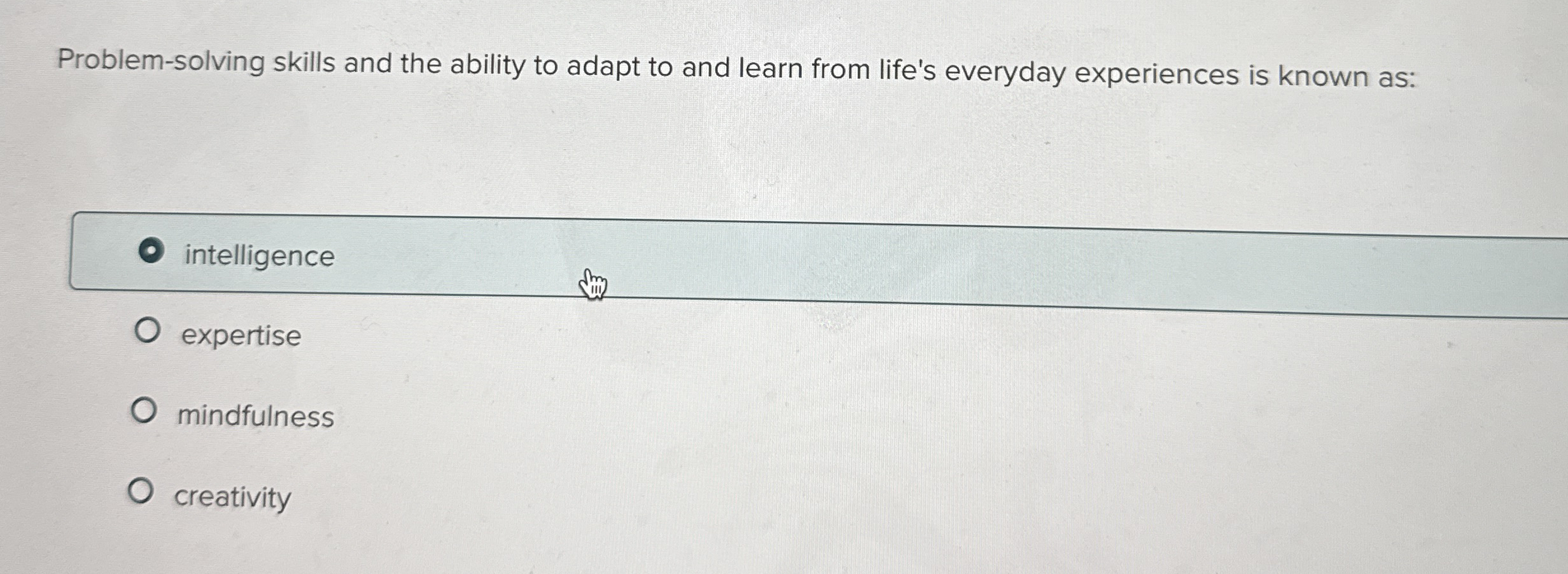 Solved Problem-solving skills and the ability to adapt to | Chegg.com