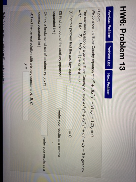 Solved HW6: Problem 15 Previous Problem Problem List Next | Chegg.com