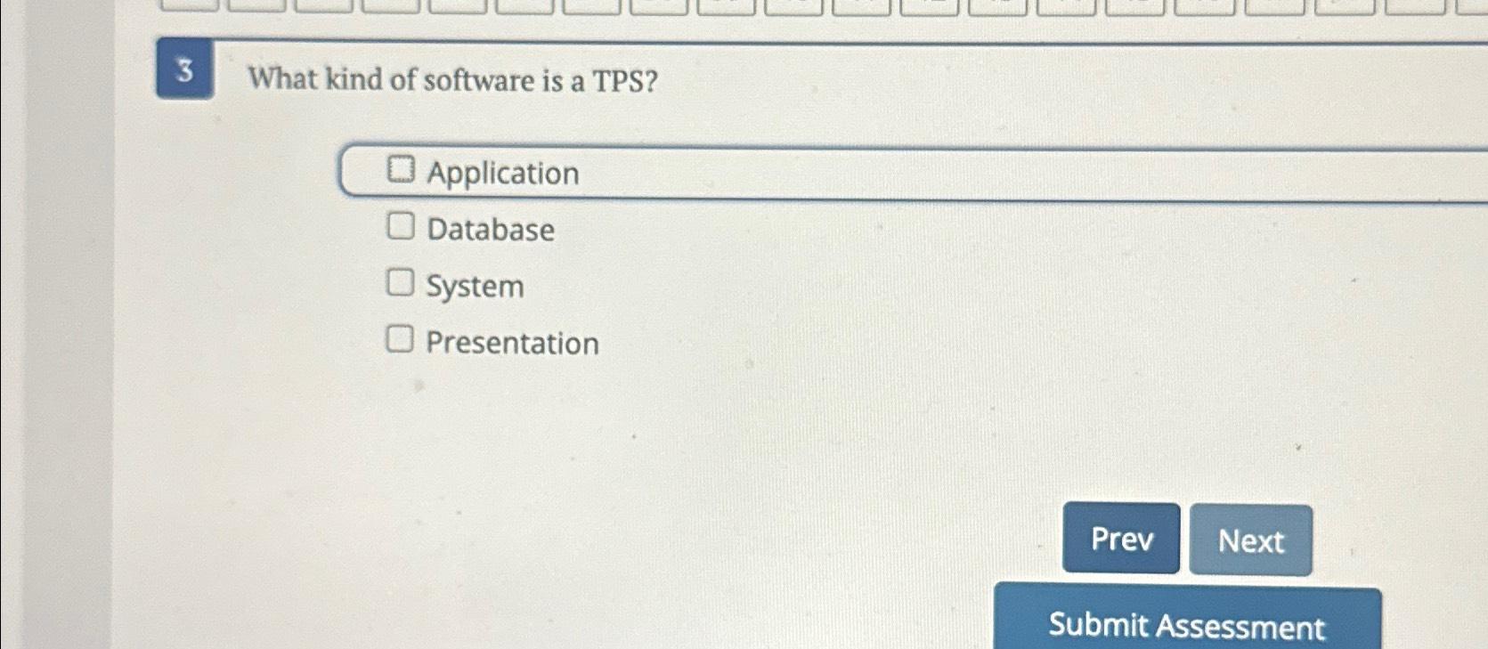 Solved 3 ﻿What kind of software is a | Chegg.com