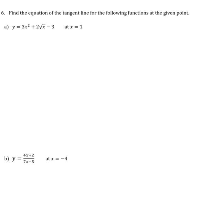 Solved 1 Differentiate Each Function A F X 3x3 3x 1