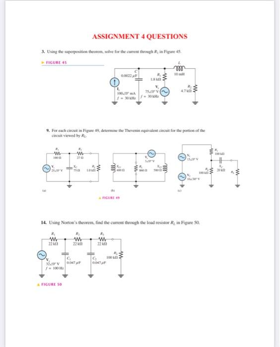 ASSIGNMENT 4 QUESTIONS 2. Using the superposition | Chegg.com