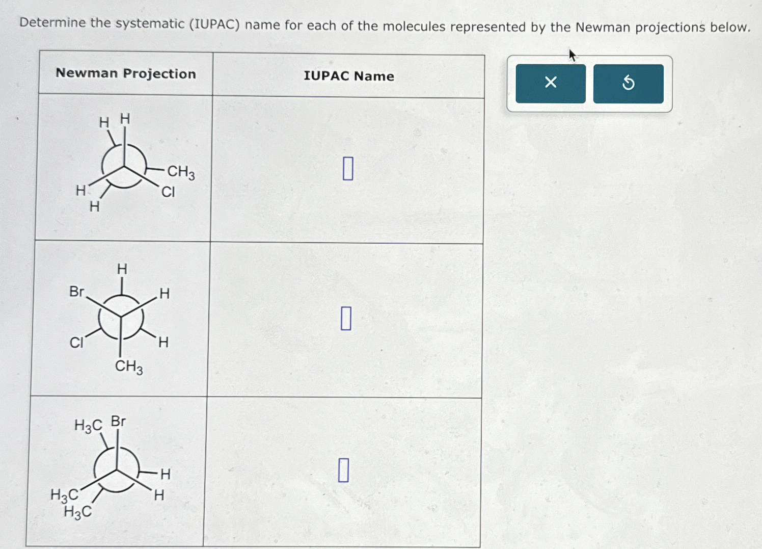 Solved Determine the systematic (IUPAC) ﻿name for each of | Chegg.com