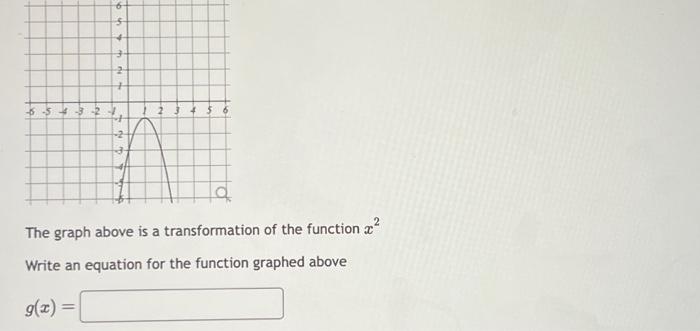 Solved -5-4-3-2 g(x)= 6 -5 4 = 321 1 2 3 2 3 The graph above | Chegg.com Solved -5-4-3-2 g(x)= 6 -5 4 = 321 1 2 3 2 3 The graph above | Chegg.com