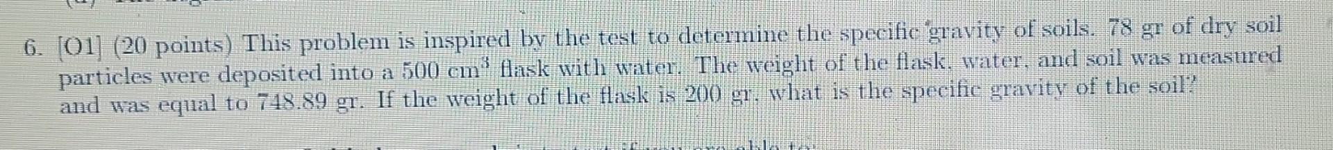 Solved 6. [O1] (20 points) This problem is inspired by the | Chegg.com