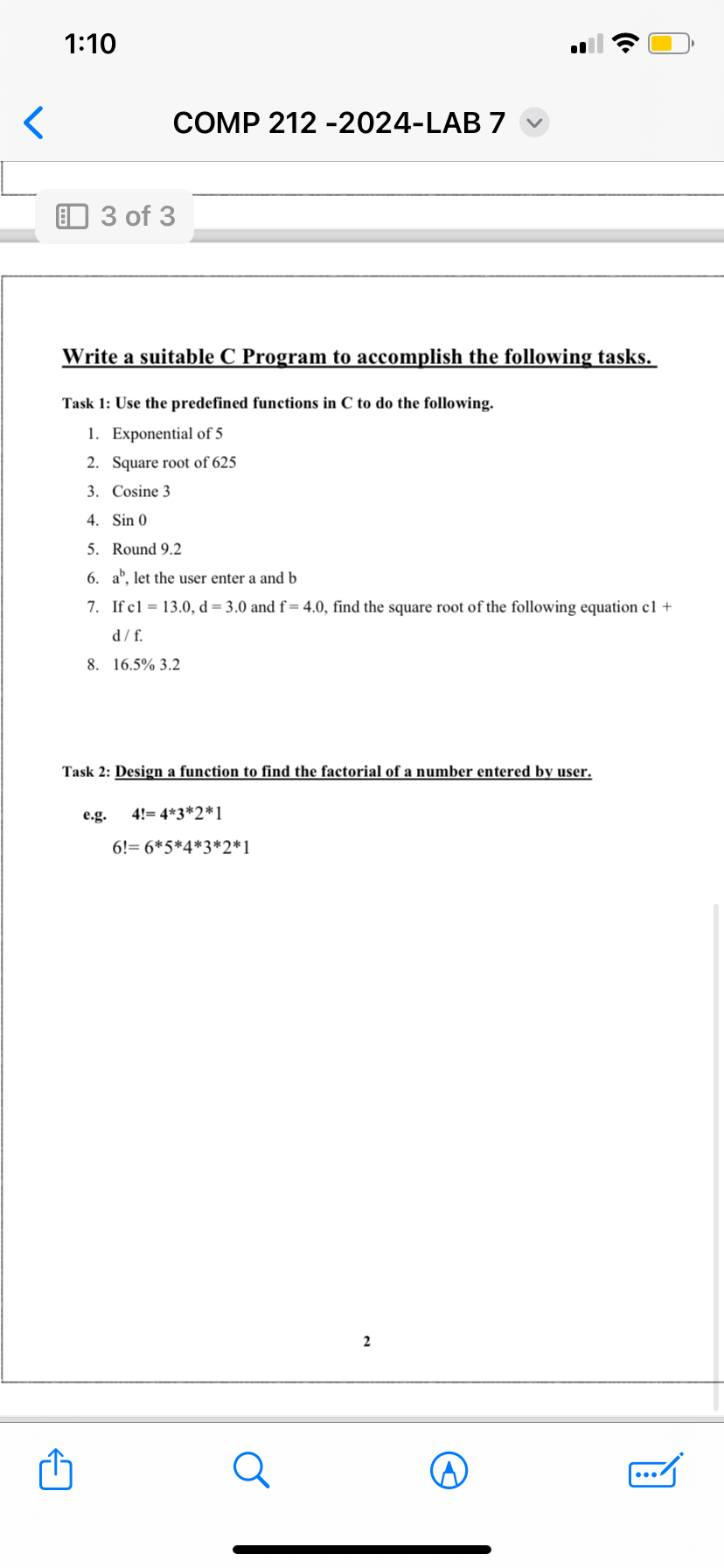 Solved Write a suitable C Program to accomplish the | Chegg.com