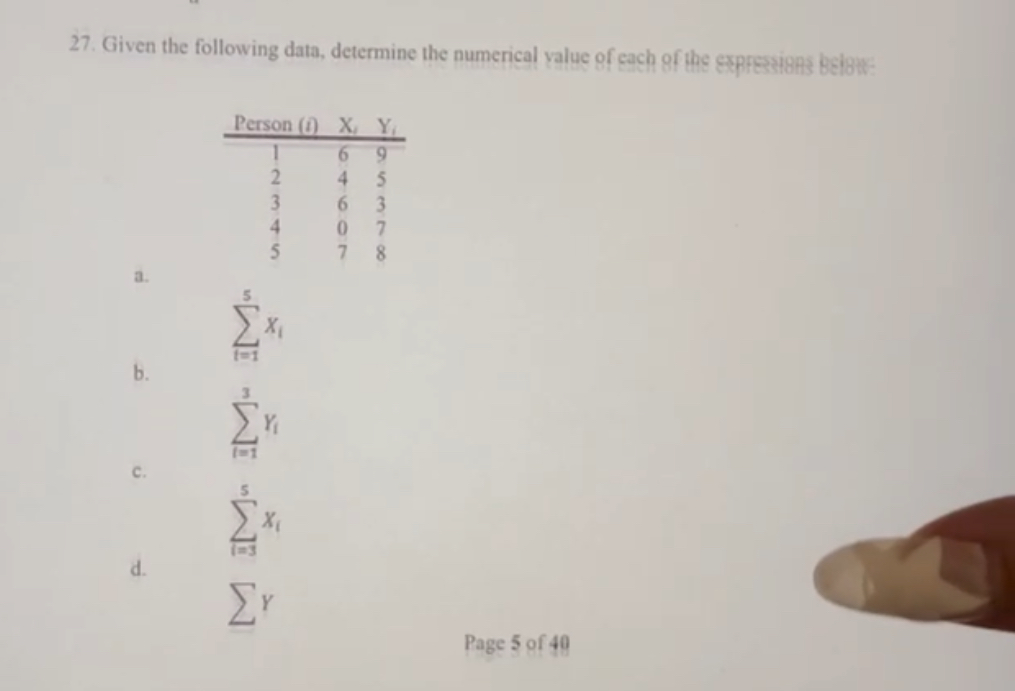 Solved Given the following data, determine the numerical | Chegg.com