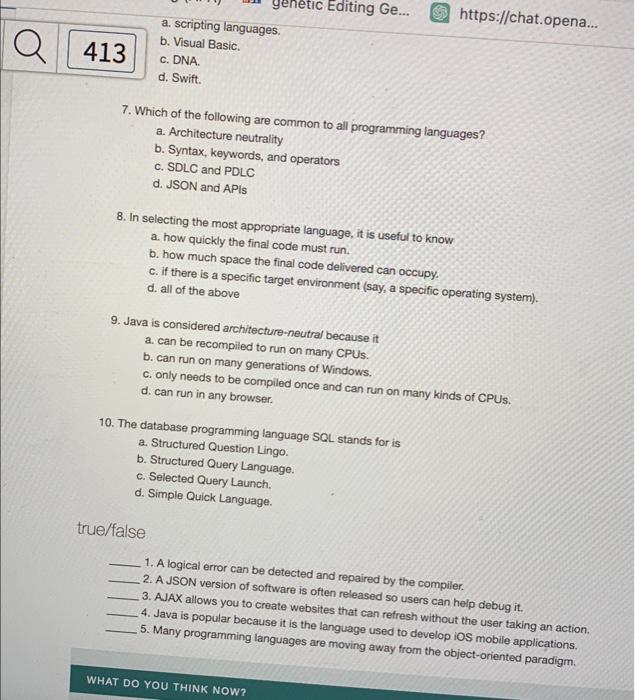 Solved ick review to see what you've learned, answer the | Chegg.com
