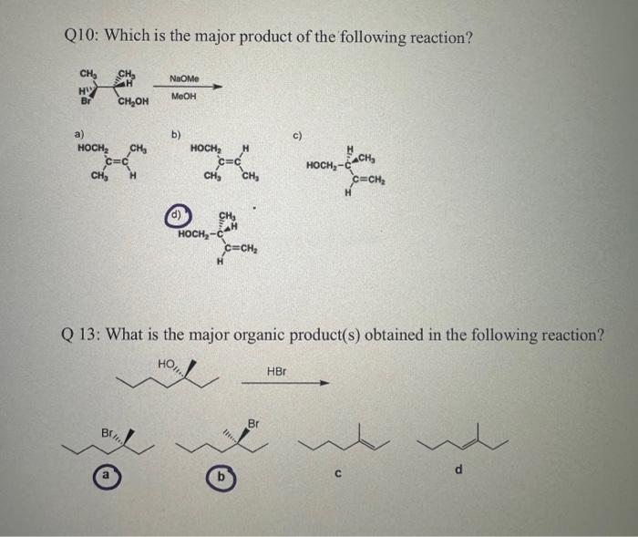 Solved answer is circled but need detailed clear mechanism | Chegg.com
