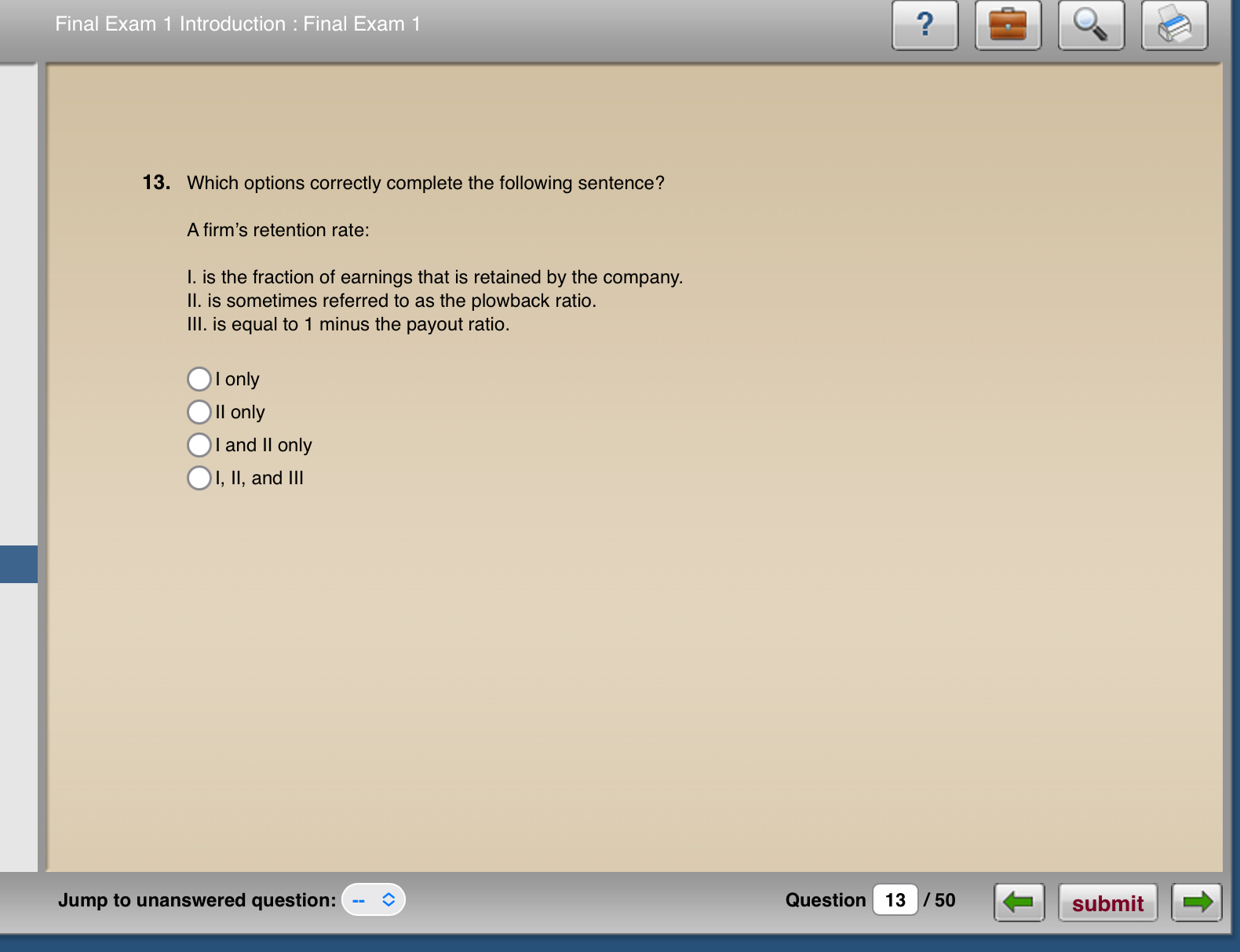 Solved Final Exam 1 ﻿Introduction : Final Exam 1?13. ﻿Which | Chegg.com