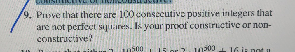 Solved 9. Prove that there are 100 consecutive positive | Chegg.com