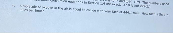 Solved miles per hour? | Chegg.com