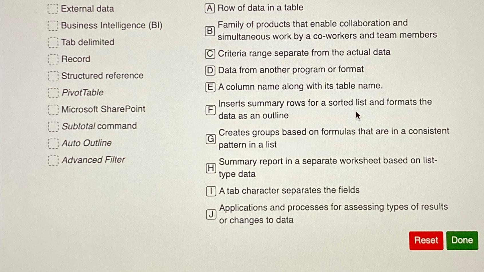 Solved External dataBusiness Intelligence ( BITab | Chegg.com