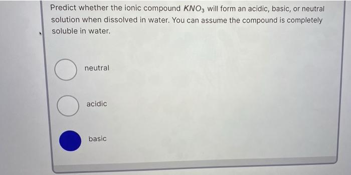 Solved Predict whether the ionic compound MgCr2O7 will form | Chegg.com